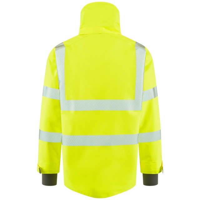 ISO 20471 Class 3 EcoViz 15K Breathable Bomber Jacket Yellow EcoViz